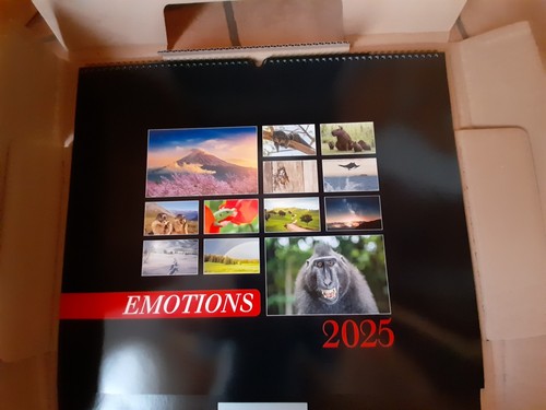EMOTIONS 2025 Kalender Bildkalender Wandkalender Werbung NEU! | eBay.de