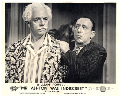 Mr Ashton Senator Was Indiscreet 1947 UK Original Lobby Card William ...