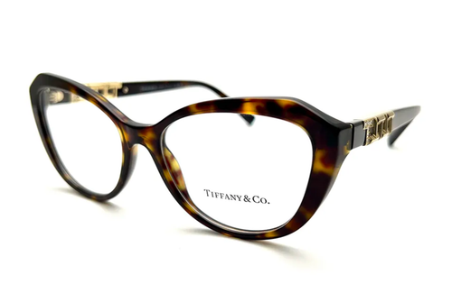 TIFFANY & Co. Eyeglasses TF 2241-B 8015 52-16 140 Tortoise Frames Gold ...