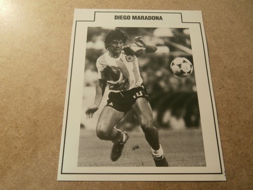 DIEGO MARADONA, ARGENTINA, RARE 1983 FOOTBALL ROOKIE CARD (JT29) | eBay