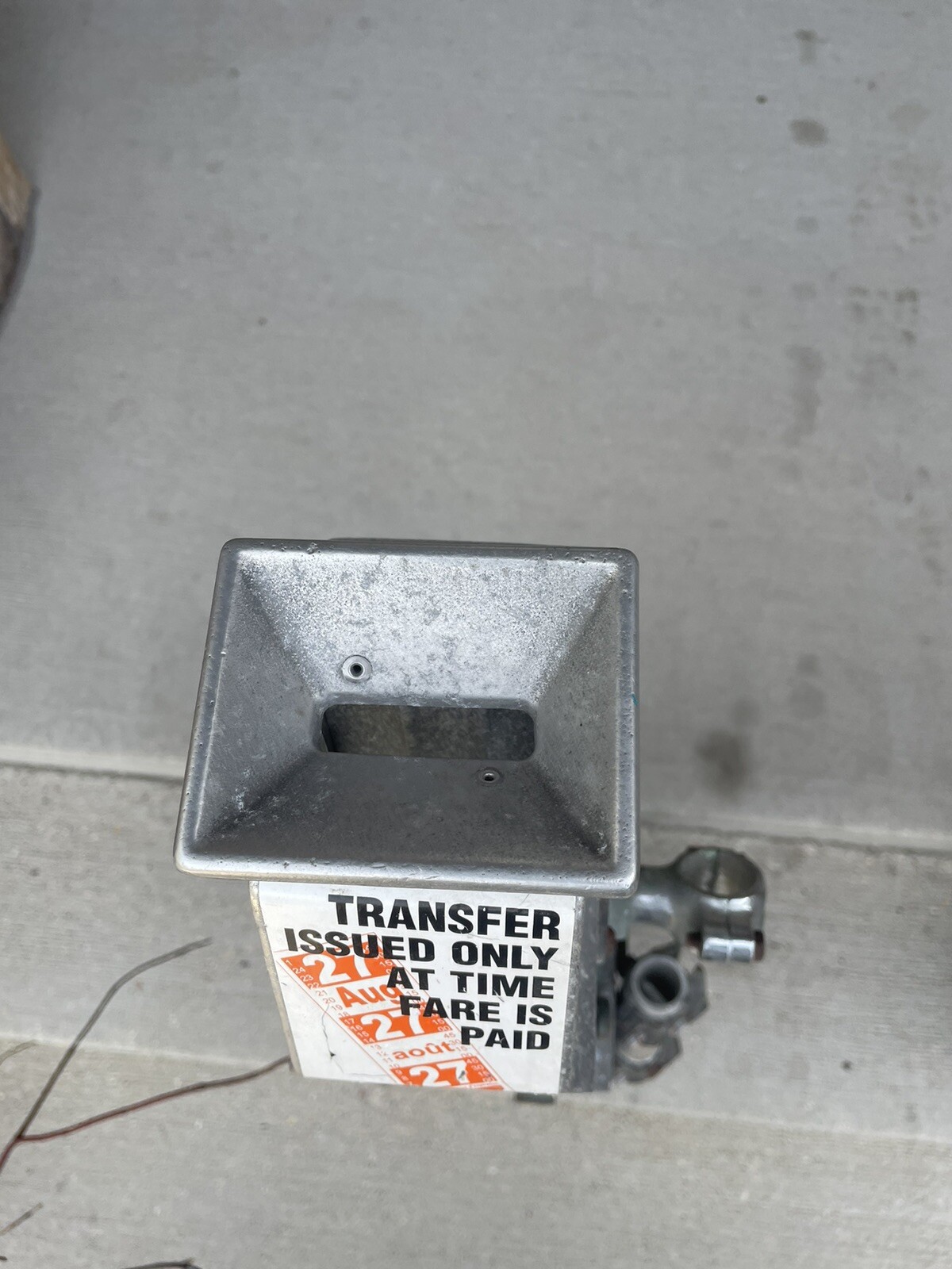 Vintage Trolley Transit Bus Fare Box Cleveland Fare box | eBay