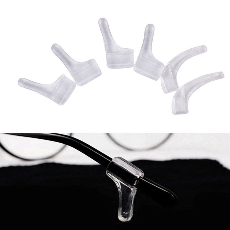 10 Pairs Silicone Glasses Ear Hooks Eyeglasses Grip Anti Slip Holder ...