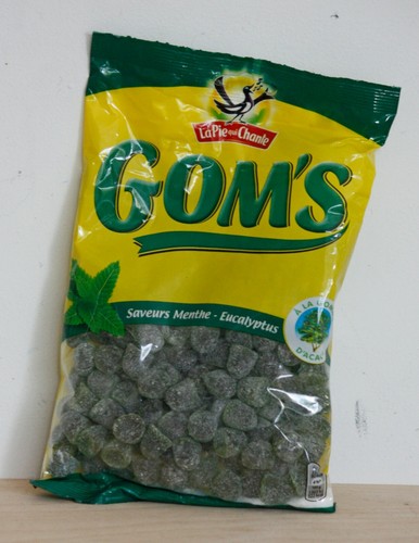 NEW 1 X La Pie Qui Chante Goms Eucalyptus Mints 265g French Gom's ...