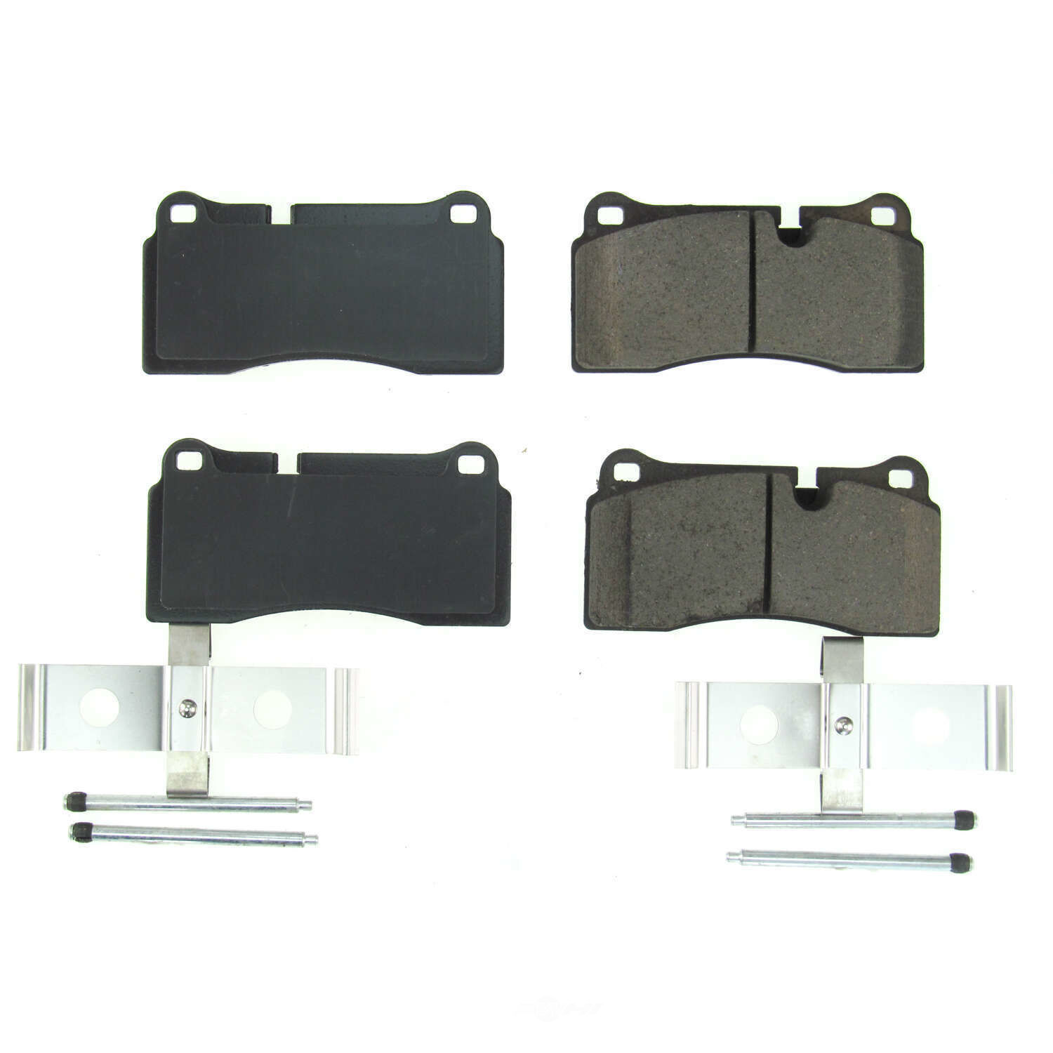 Disc Brake Pad Set-Rear Z17 Low-Dust Ceramic Brake Pads with Hardware ...