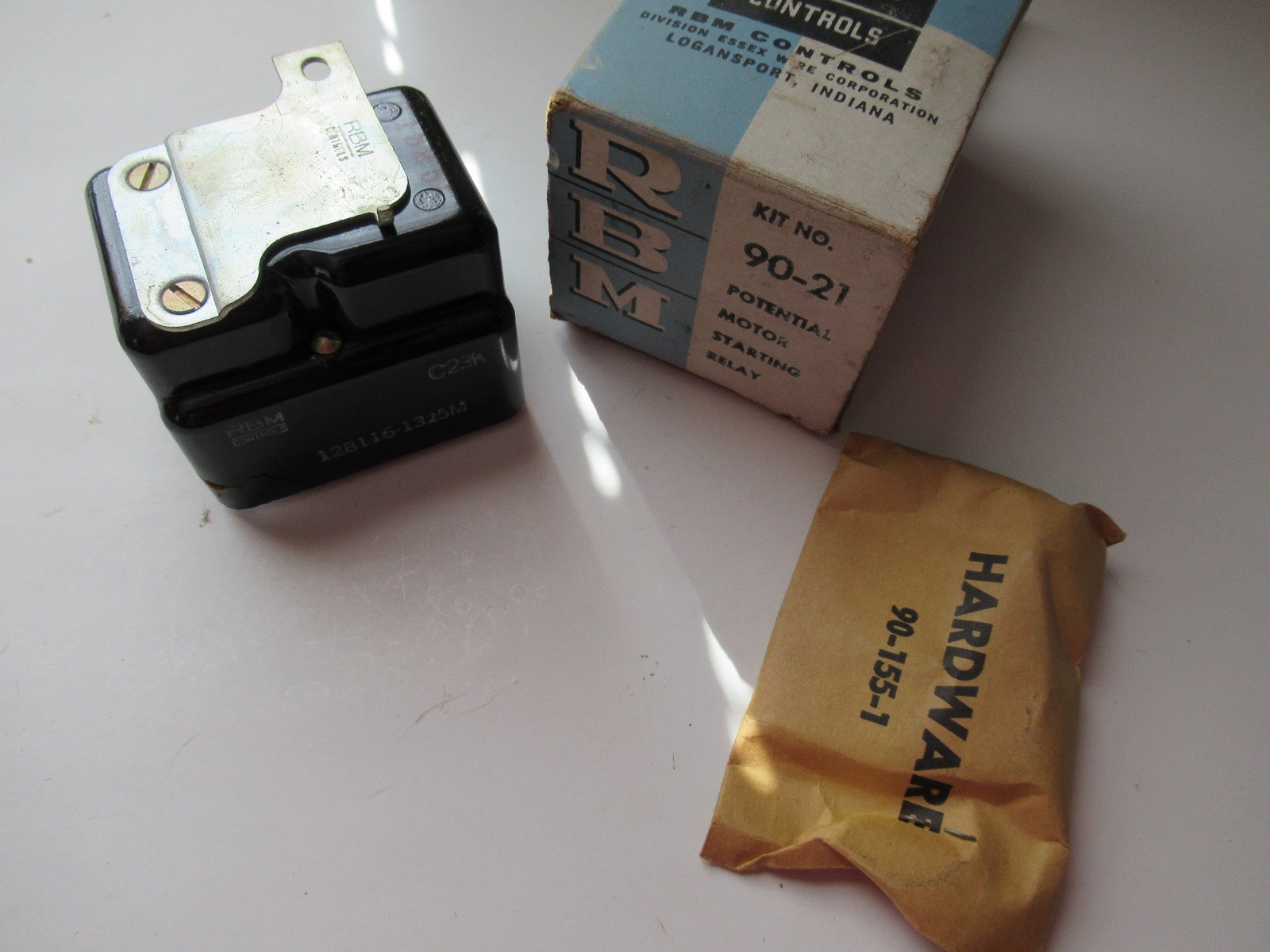 RBM CONTROLS 90-21 128116-1325M 1281161325M POTENTIAL MOTOR STARTING ...