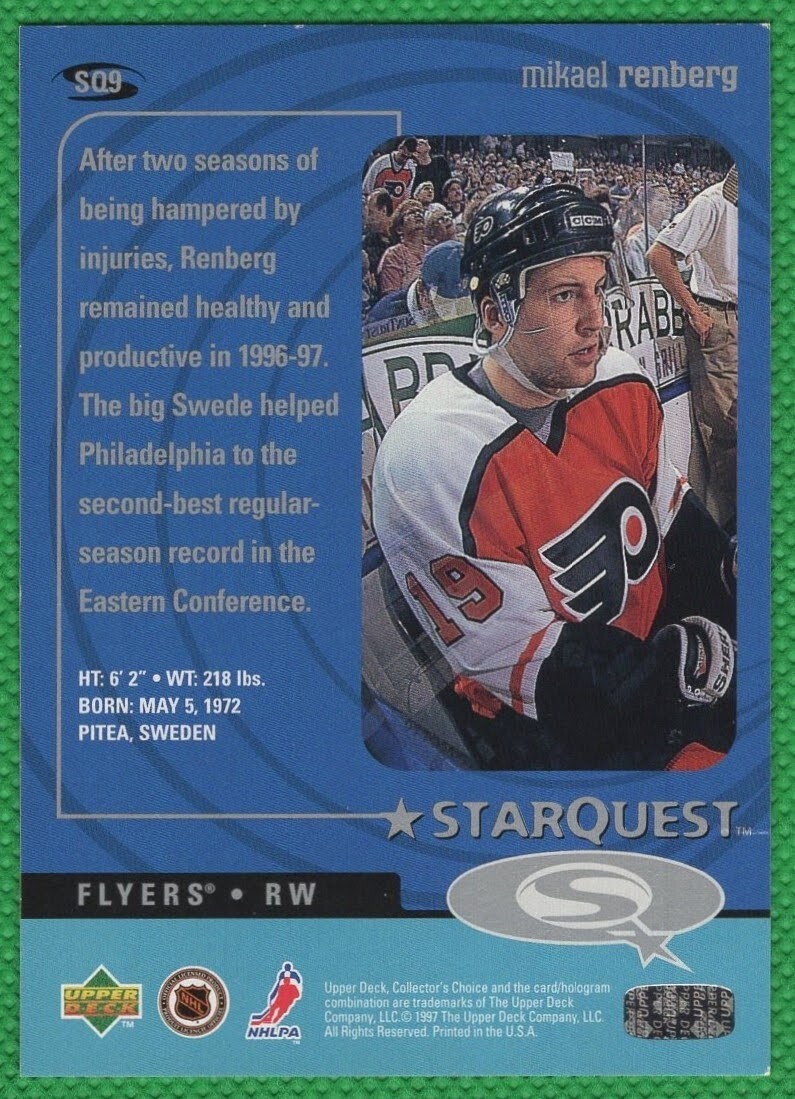 1997-98 Upper Deck Collector's Choice - Starquest 1 Star #SQ9 Mikael ...