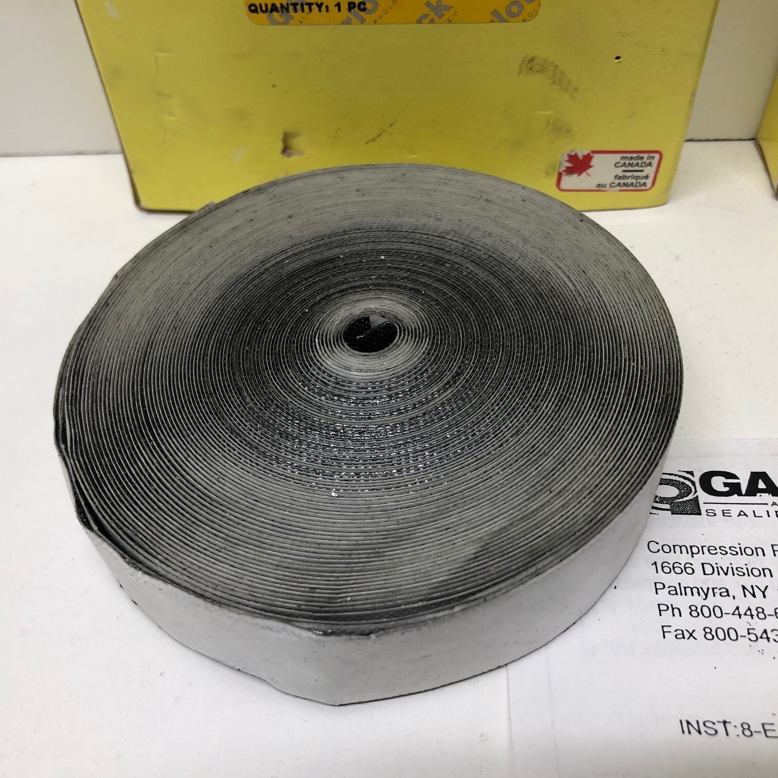 2 NEW ROLLS! GARLOCK PACKING SEALING GL TAPE W/PSA .015 X 1.000 X50 ...