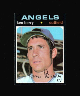 1971 Topps #466 KEN BERRY Angels NMMT | eBay