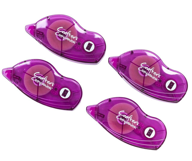 Crafter's Companion Adhesive Glue Tape Roller - 4 Pack for sale online ...