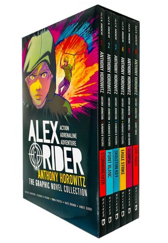 Alex Rider The Graphic Novel Collection 6 Books Box Set by Anthony ...