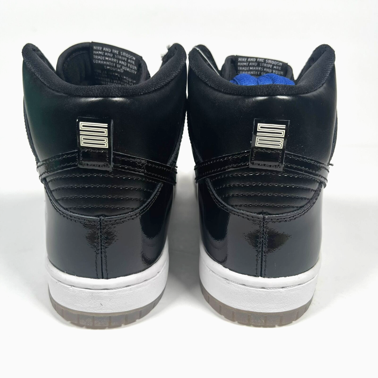 Nike SB Dunk High Space Jam Patent Leather Black Skateboarding - Men's ...