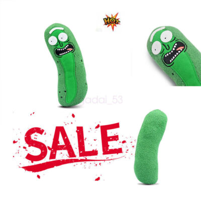 Rick and Morty - Pickle Rick Scared Plush Toy Vegetable cucumber 19cm ...