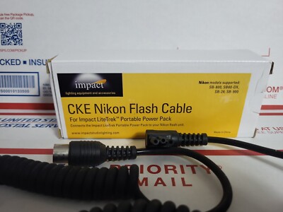 Impact CKE Nikon Flash Cable For Impact LiteTrek | eBay