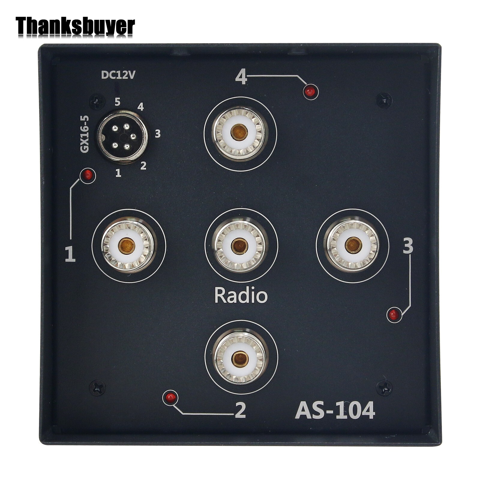 AS104 Automatic HF Shortwave Antenna Switcher w/ AC104N Web RC&PC ...