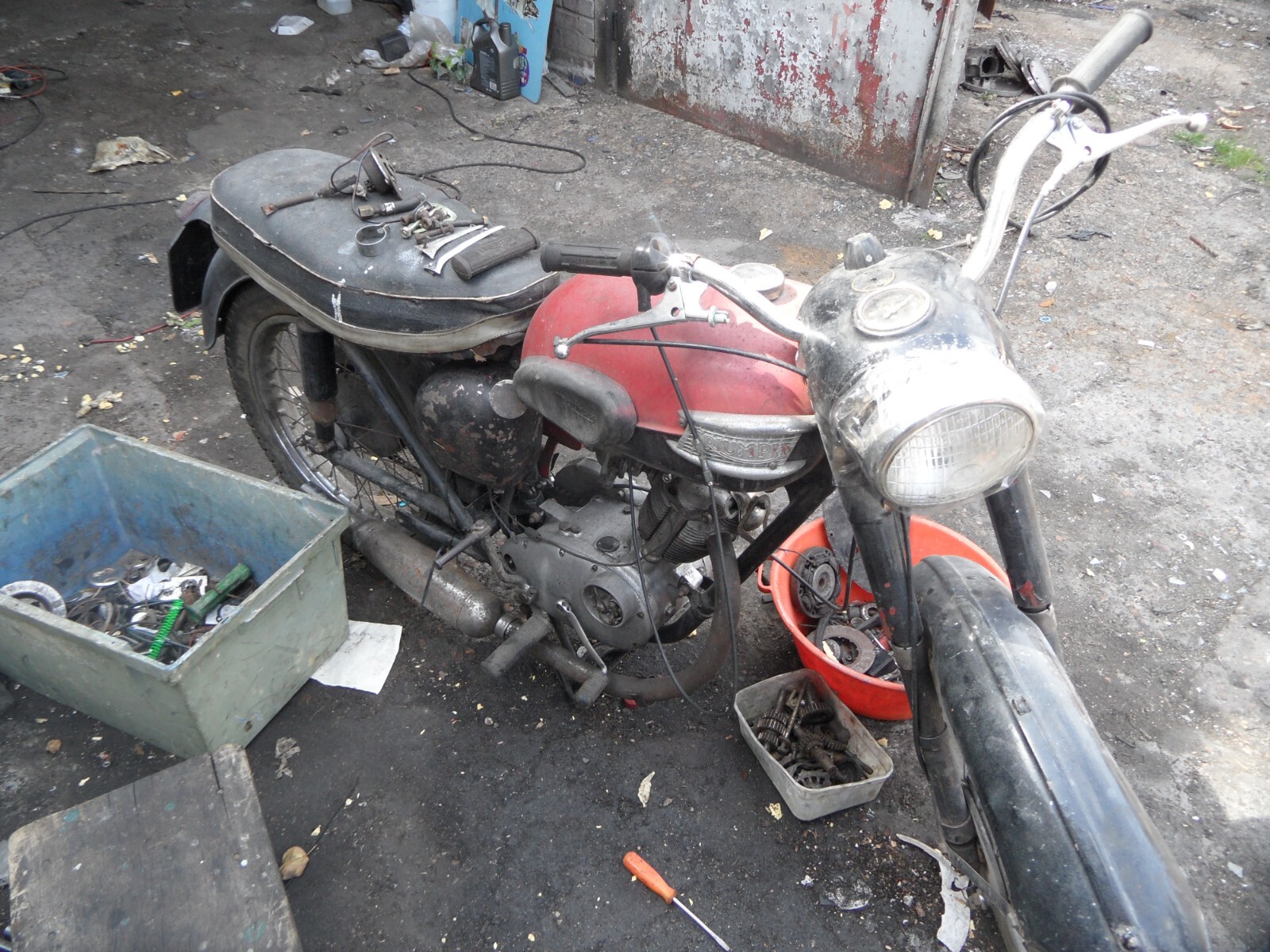 1961 Triumph Cub 200cc Project Got A Log Book Some Parts Are Missing ...