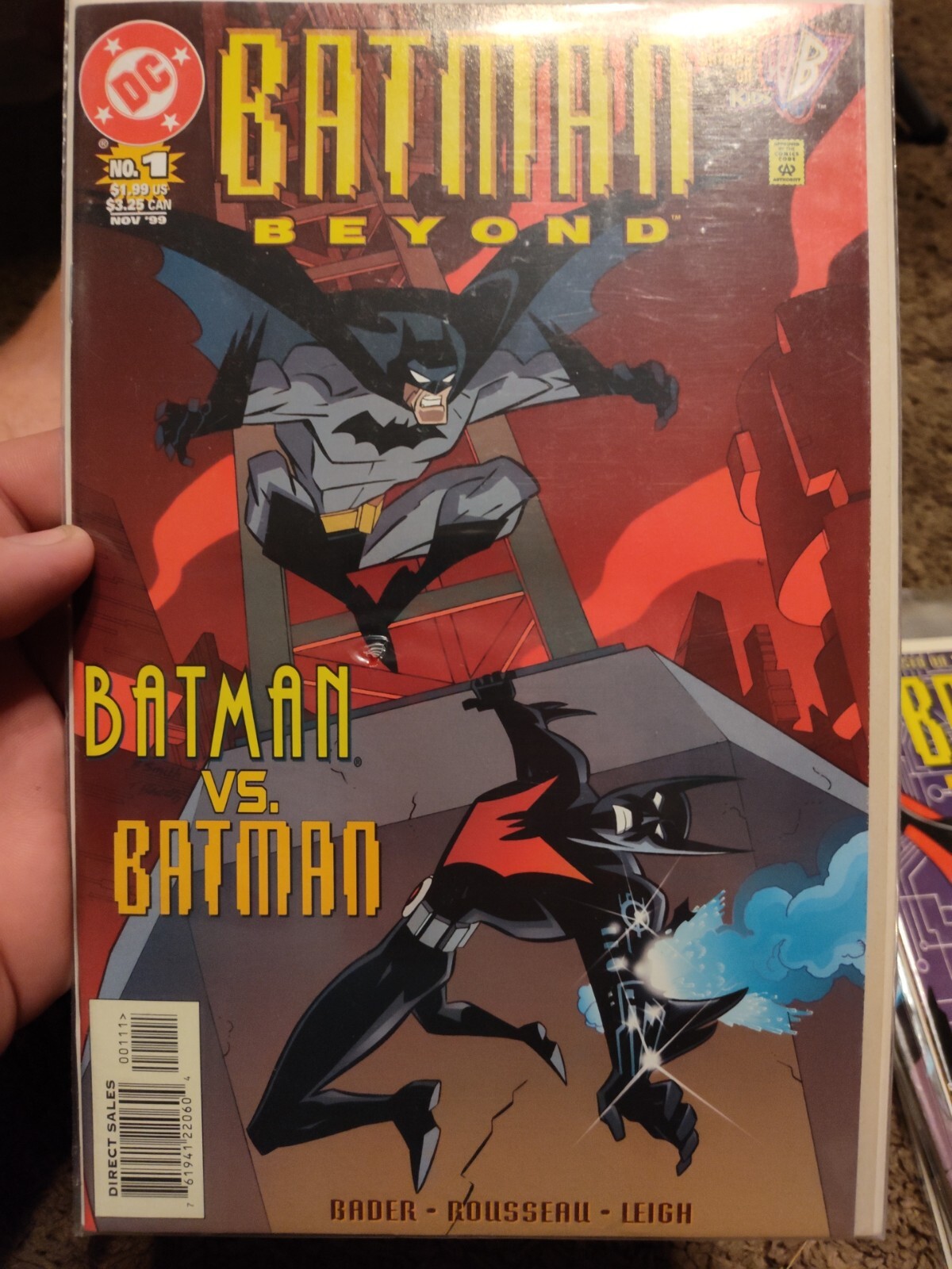 Batman Beyond #1 Batman Vs Batman 1999 1st Print DC Comics Modern Age ...