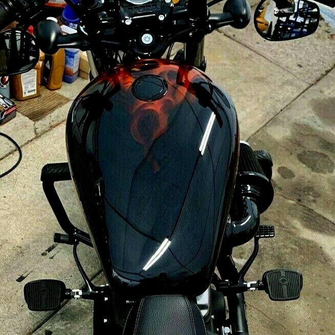 4.5 fuel efi or carb Harley Sportster gas TANK PAINTED 1200 883 XL 48 ...