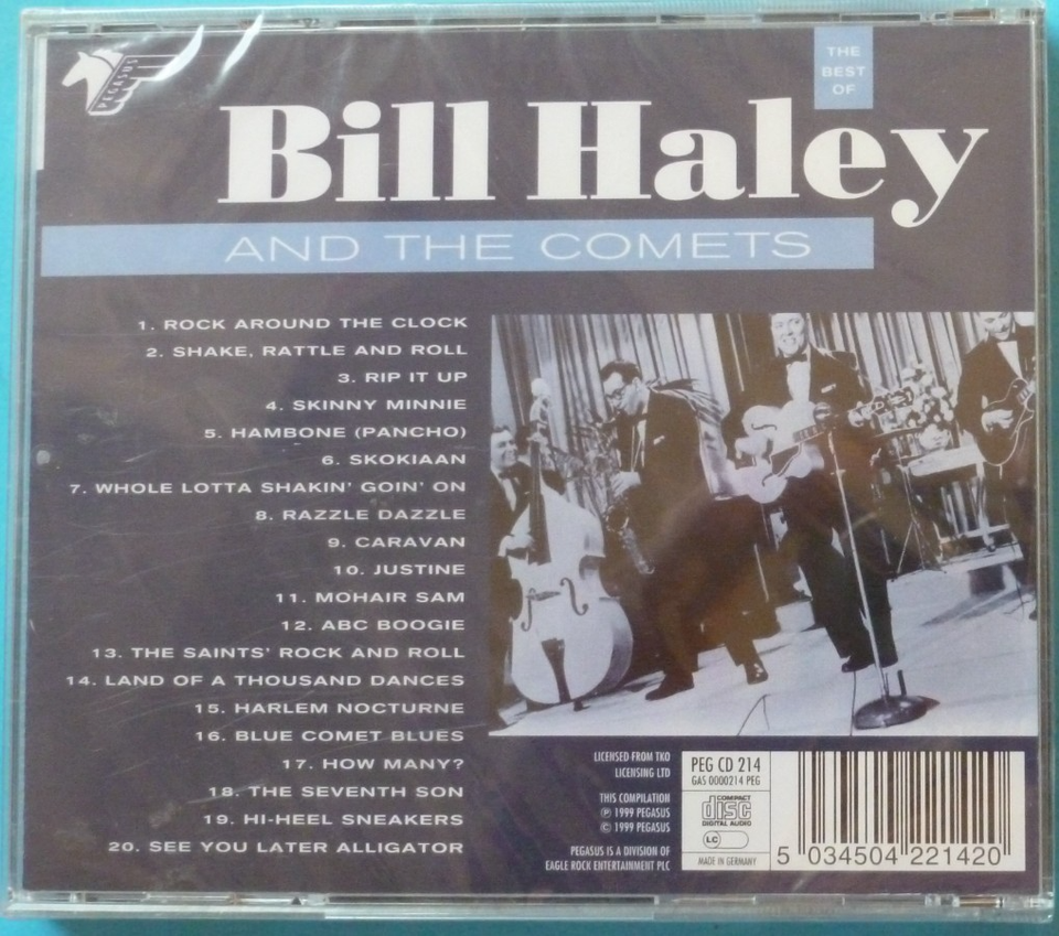The Best of Bill Haley & Comets (1999 Pegasus) Import. Rock n Roll ...