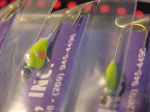 12 NEW K&E TEAR DROP LURES JIGS HOOKS ICE FISHING SIZE 12 DOT ...
