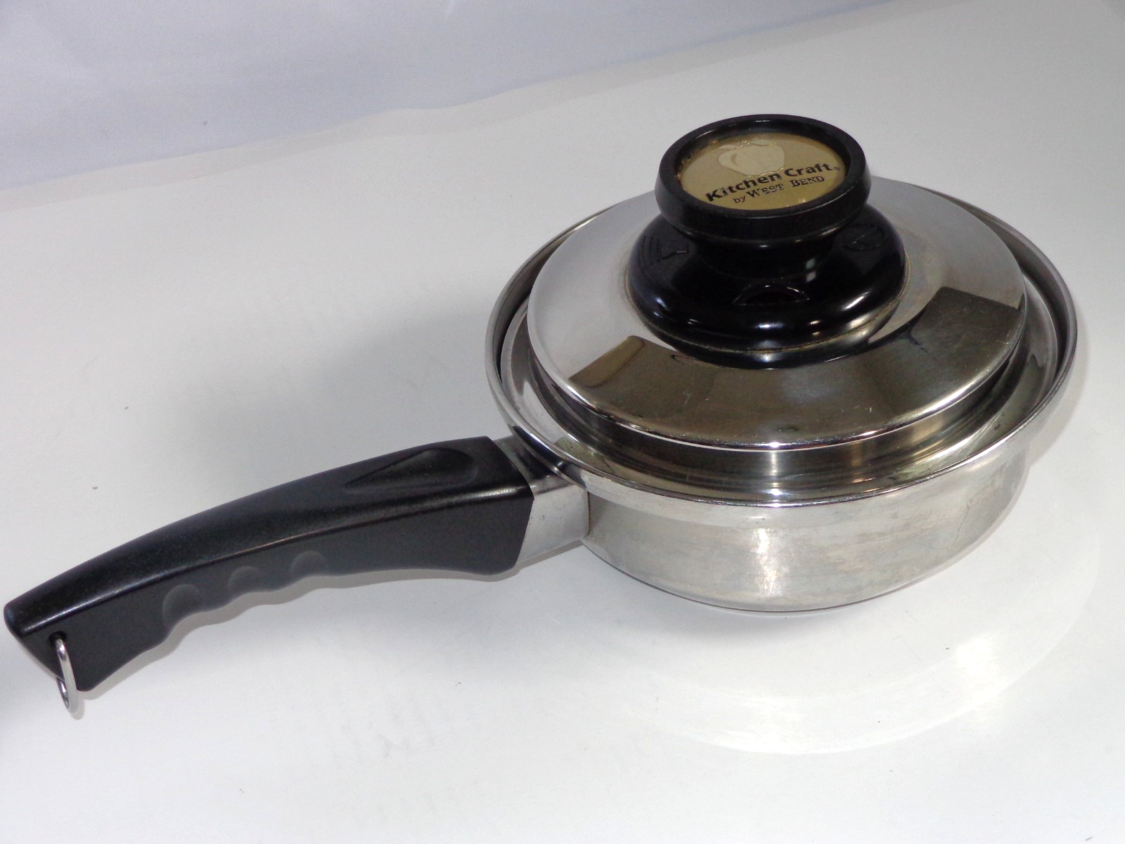 Kitchen Craft Stainless Steel Cookware West Bend 1 QT Saucepan Sauce ...