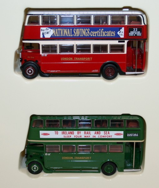 EFE 1/76 Scale 068977 - London Transport Museum STL Bus Set 9 STL 225 ...