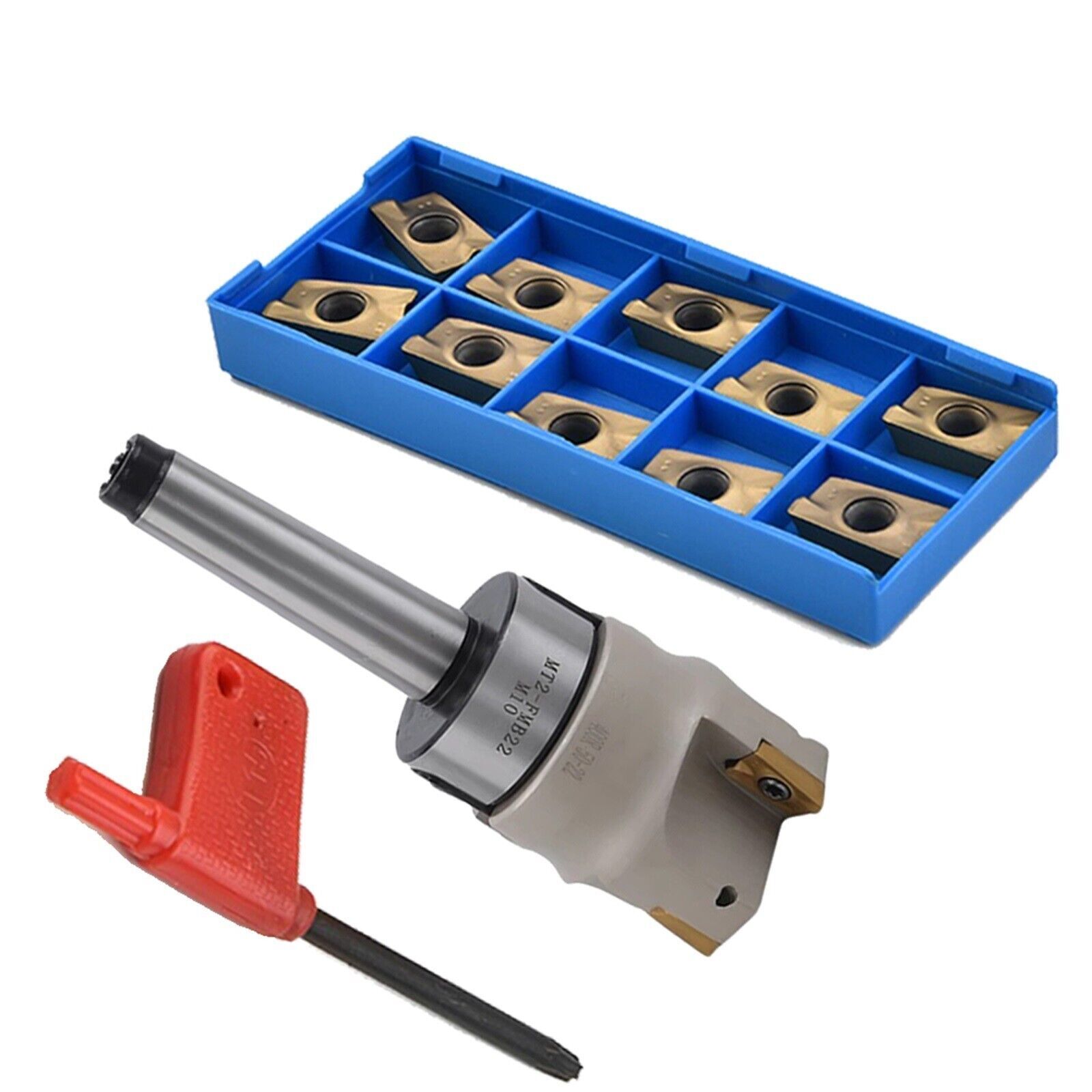 Mill Cutter MT2 50Cutter Head + 4Cutters APMT1604 CNC Milling Cutter ...