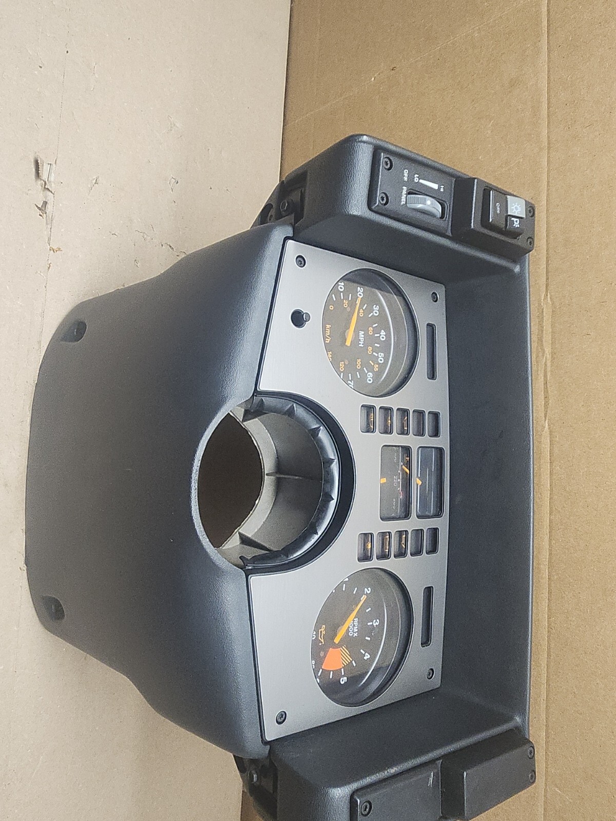 1984+-+1988+Pontiac+Fiero+Head+Speedometer+Gauge+Cluster+Unit+P+ ...