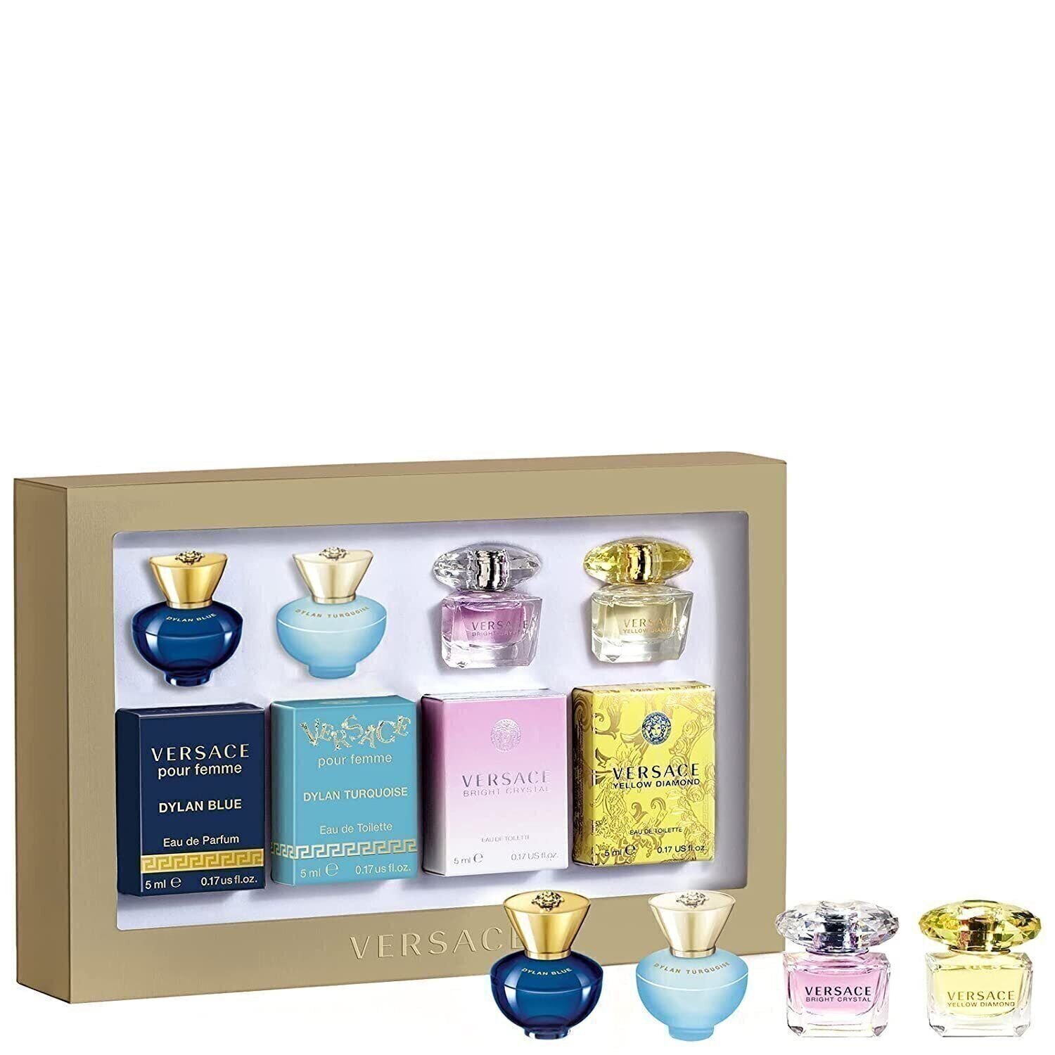 Versace Perfume for Women Variety Gift Set Mini Splashes 0.17 Fl oz | eBay