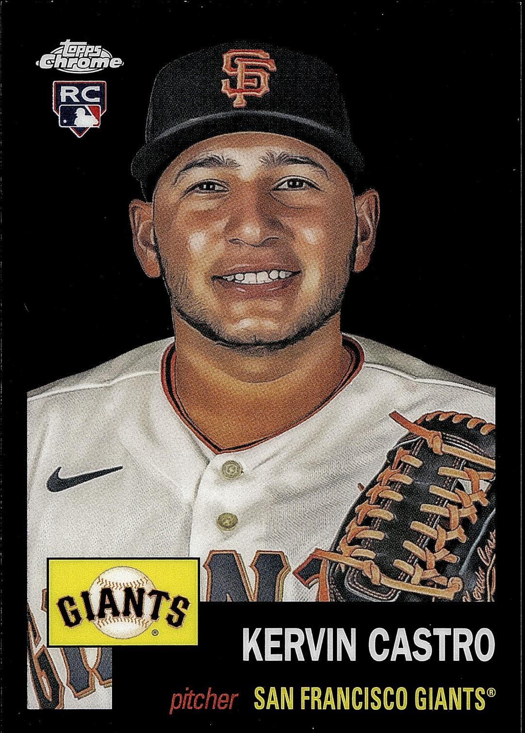 2022 Topps Chrome Platinum Anniversary - Kervin Castro #477 Black ...