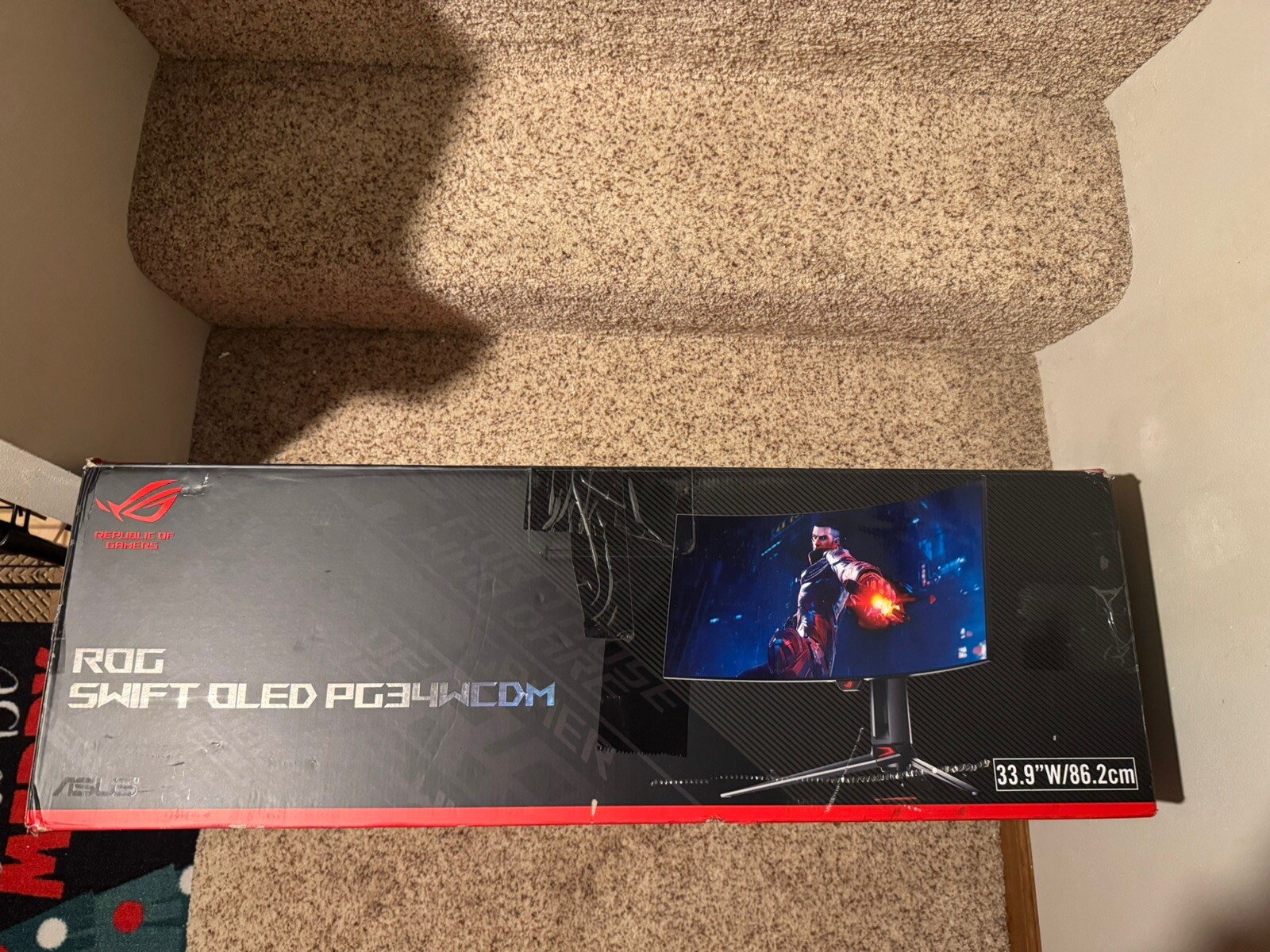 Asus ROG Swift 34" OLED UltraWide 800R 240Hz Curved Gaming Monitor ...
