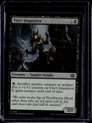 Vito's Inquisitor - 130 - Foil - LCI - NM - MTG Magic the Gathering | eBay