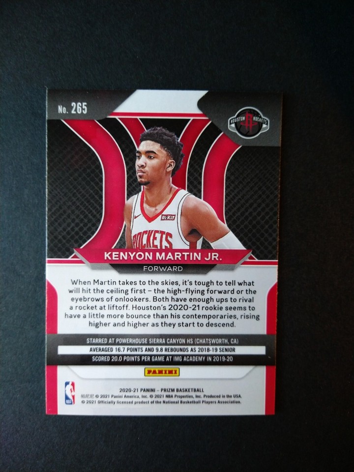 2020-21 Panini Prizm Kenyon Martin Jr. RC #265 Rookie Clippers | eBay