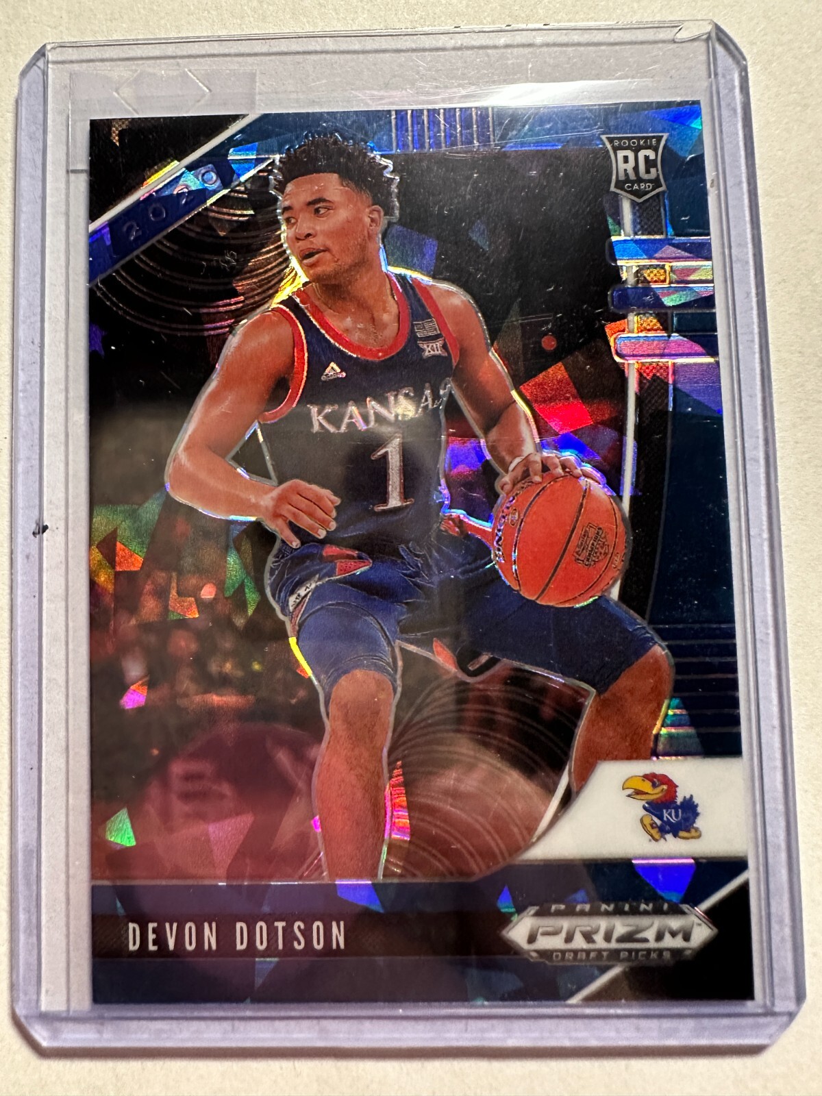 K34,375 - 2020-21 Panini Prizm Draft Picks Prizms Blue Ice #32 Devon ...