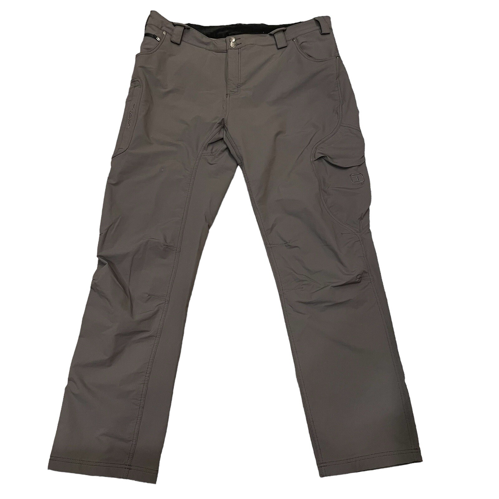 TRUEWERK Werkpant Men's Gray Utility Work Pants Size:… - Gem