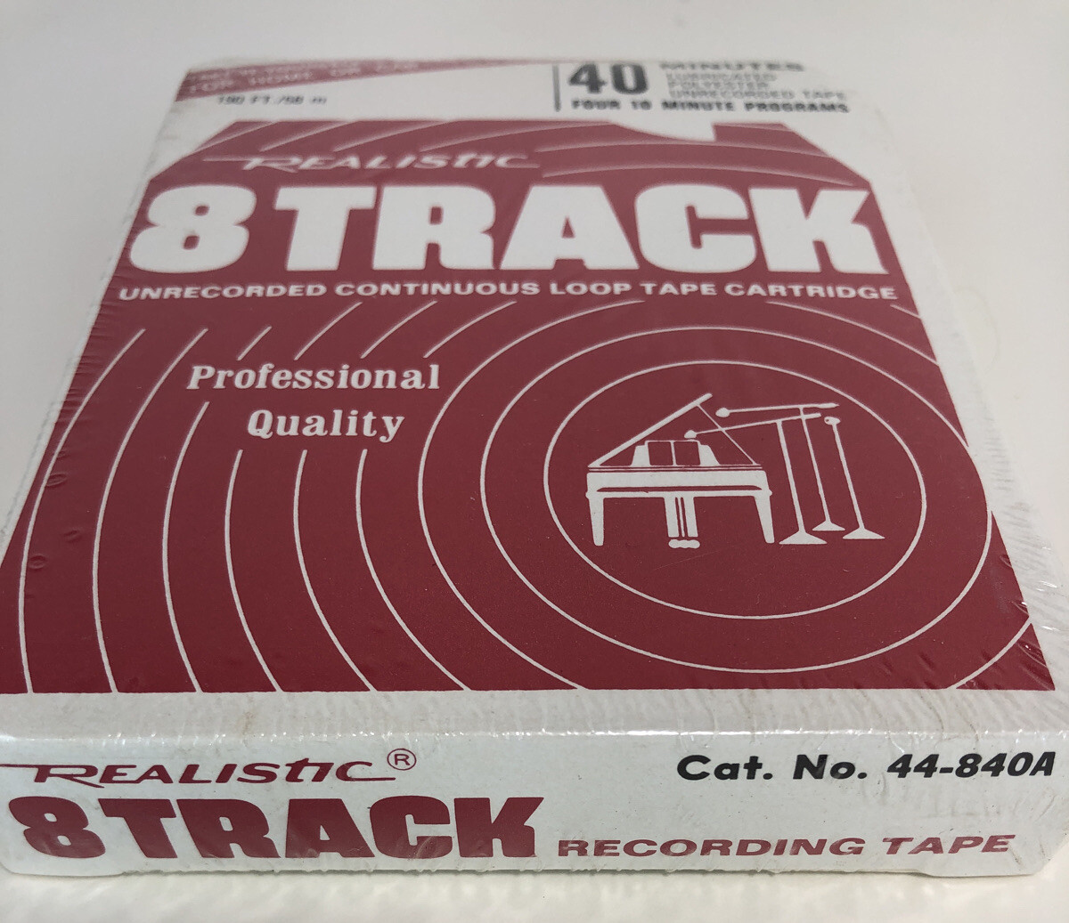 NOS Realistic 8 TRACK 40 Minute Blank Unrecorded Tape SEALED | eBay