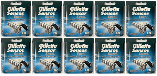 Gillette Sensor Excel Razor Blades - 100 Cartridges | eBay