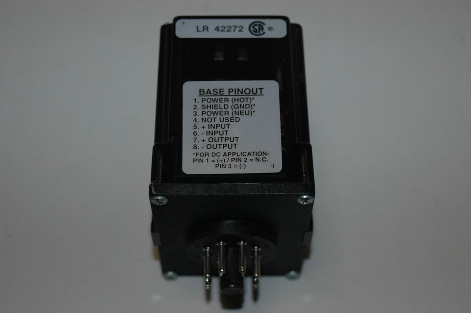 ACTION PAK RELAY PN 4380-2000-1/10 VDC 4/20 MA DC POWER 120VAC FOR WU ...