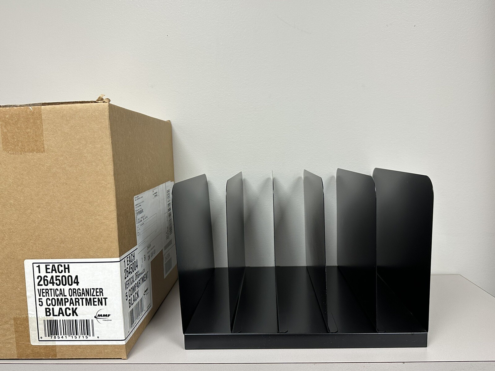 Steelmaster by MMF Industries Desktop Vertical Organizer Black for sale ...