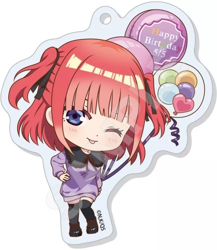 Keychain Nino Nakano “The Quintessential Quintuplets∽×Nakano Ward 5th ...