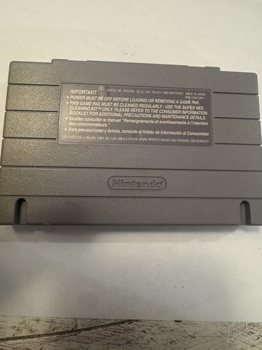 Contra 3 III: The Alien Wars SNES Super Nintendo Entertainment System ...