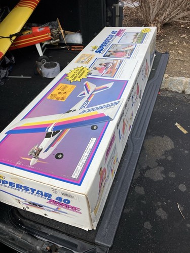 Hobbico Superstar 40 ARC ARF Balsa R/c Model airplane Kit | eBay