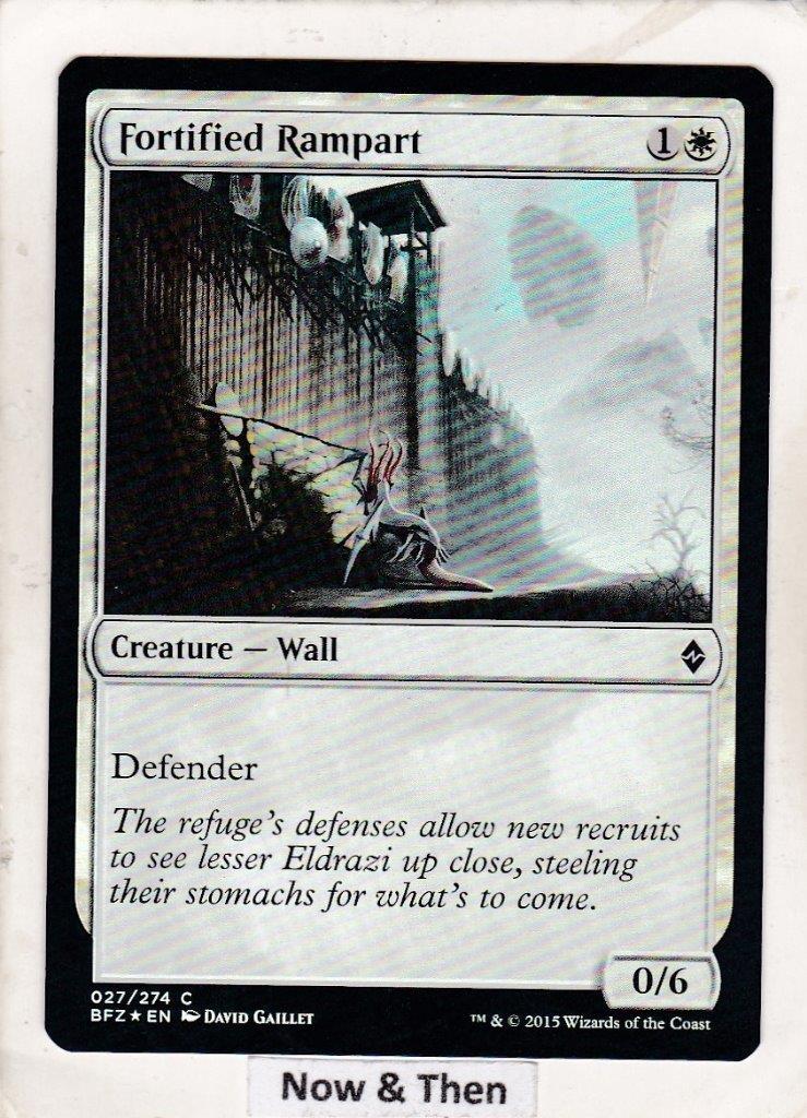 MTG: Battle for Zendikar: Foil: Fortified Rampart | eBay