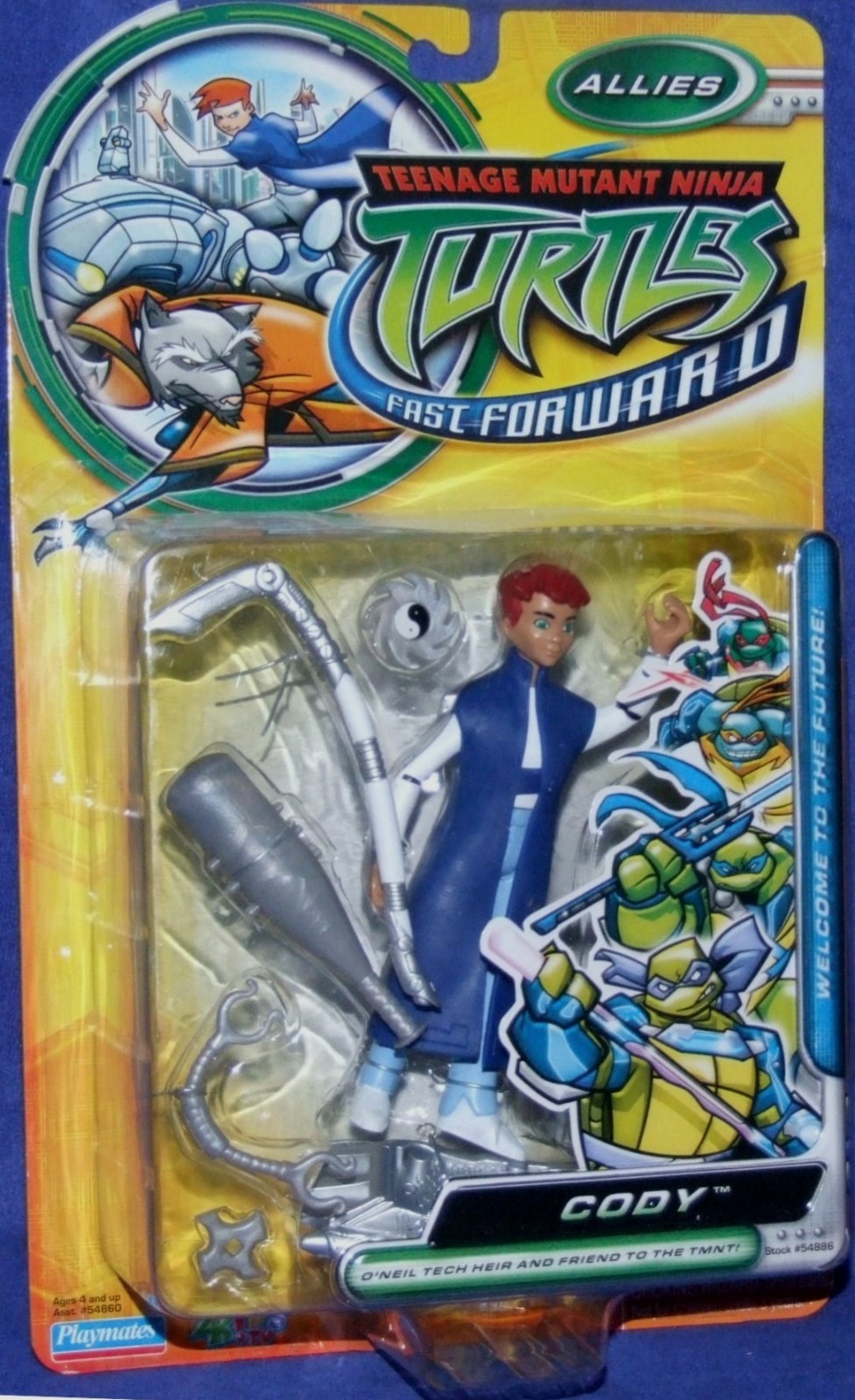 Teenage Mutant Ninja Turtles Fast Forward Cody NEW Factory Sealed 2006 ...