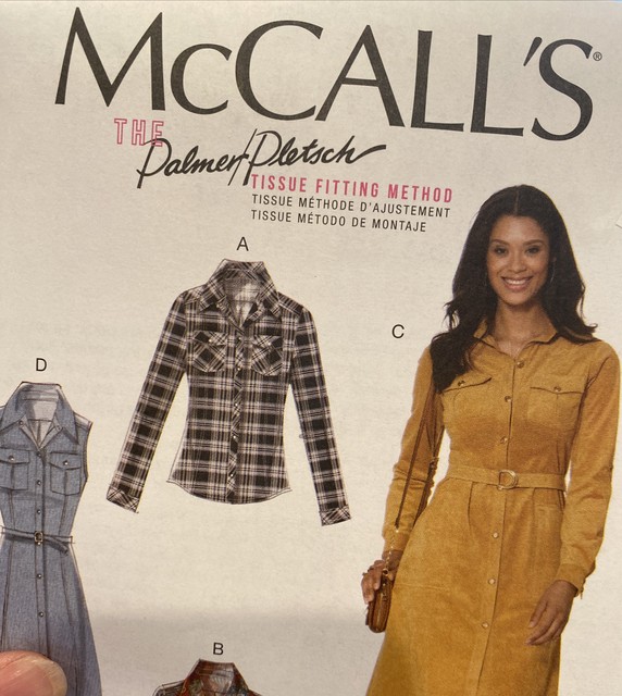 McCall's M7470 Sewing Pattern Tops & Dresses Size E5 (14-22) Uncut for ...