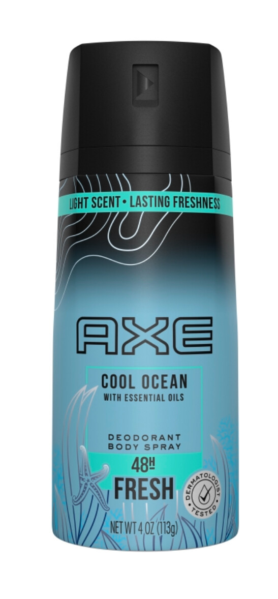 AXE Light Scents Cool Ocean Deodorant Body Spray for Men 4 oz | eBay