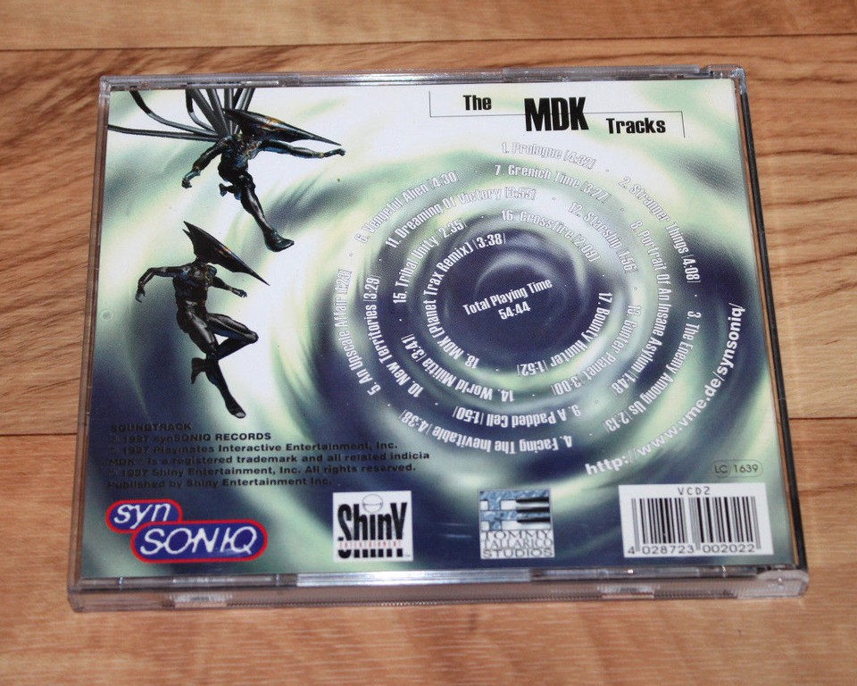 MDK Video game Original Soundtrack CD Rare Playstation 1 PS1 1997 | eBay