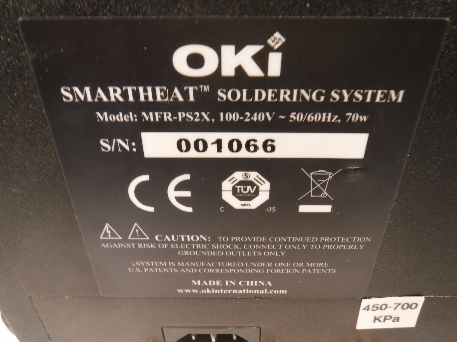 OKI Smartheat Soldering System Mfr-ps2x Work Great for sale online | eBay