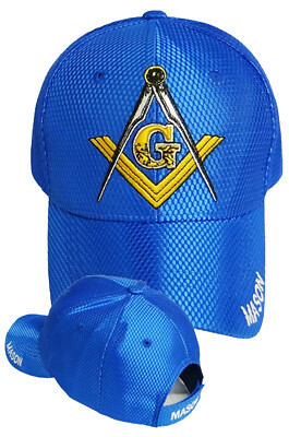 Mason Baseball Cap Blue Masonic Logo Hat Masons Emblem Freemasons ...