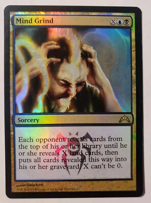 1x MTG Mind Grind Gatecrash 178/249 Foil Rare Light Play | eBay