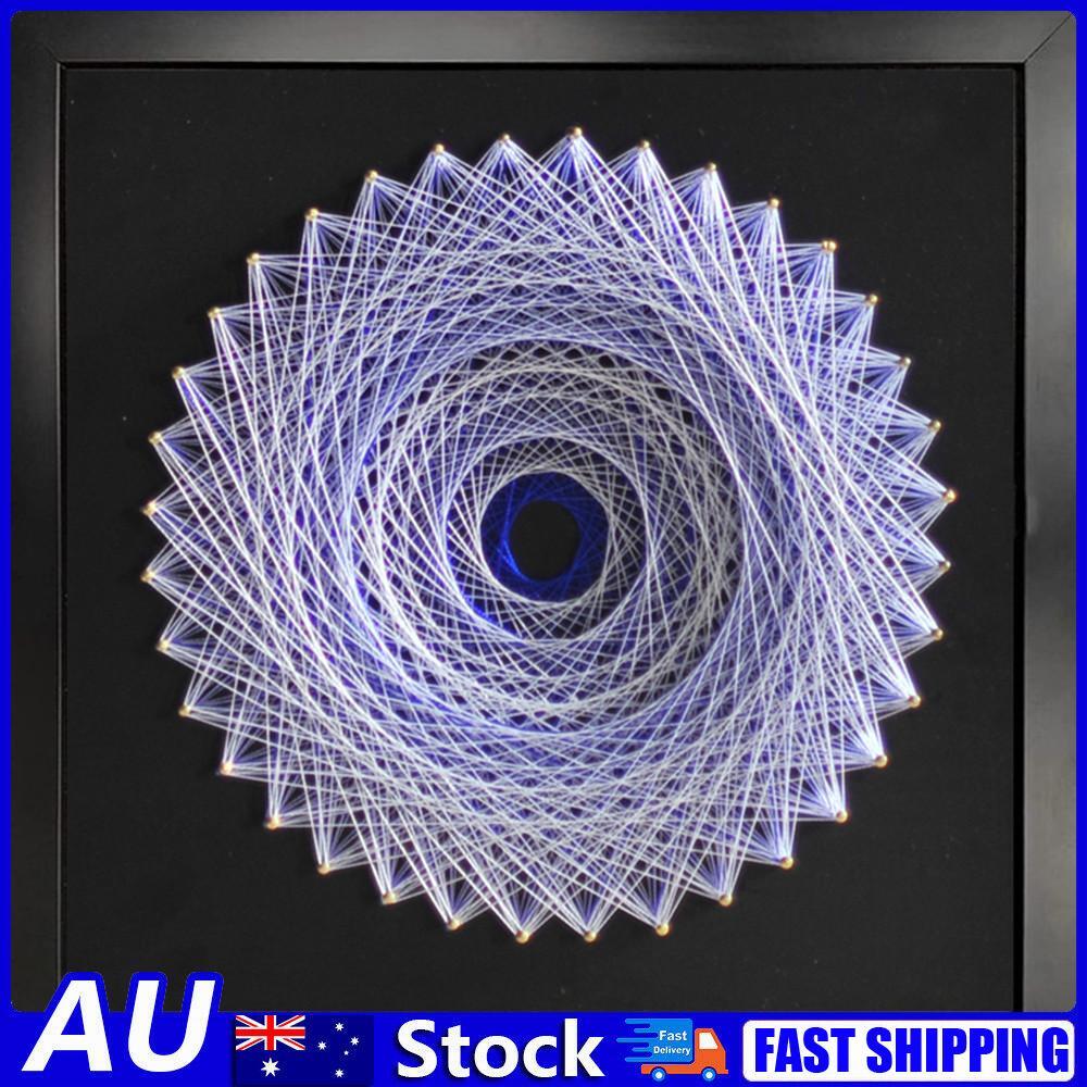 AU Bird Nest DIY Nail String Art Kit 3D Drawing Nails Winding Lines ...